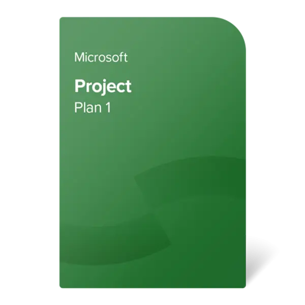 MICROSOFT Project Plan 1 – 1 godina, digitalna licenca | Koreqt.hr